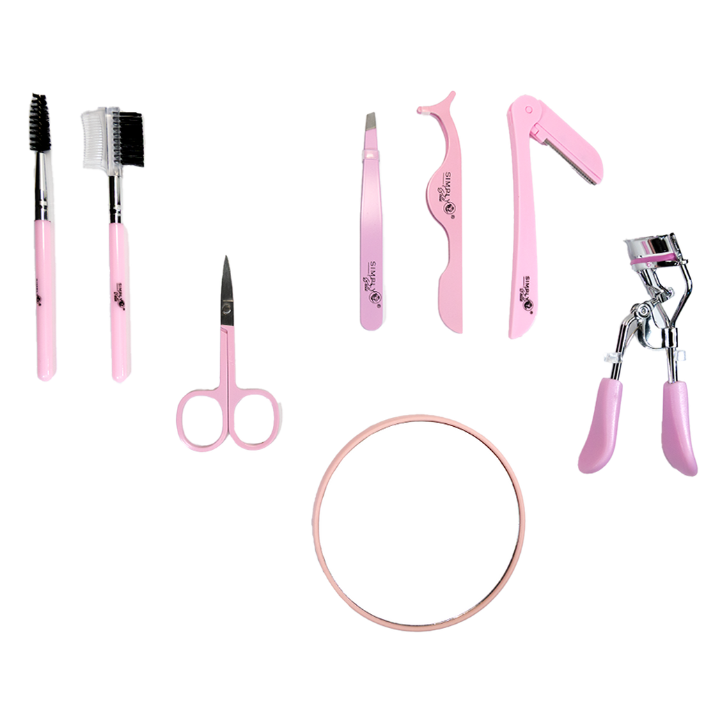 8-Piece Beauty Tools Set – Lash & Brow Grooming Kit | Simply Bella ...