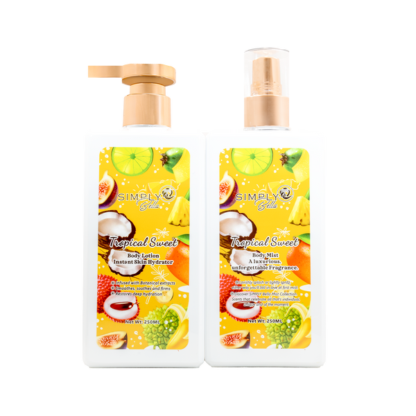 Scented Indulgence Duo: Body Lotion and Body Mist Gift Set - Simply ...