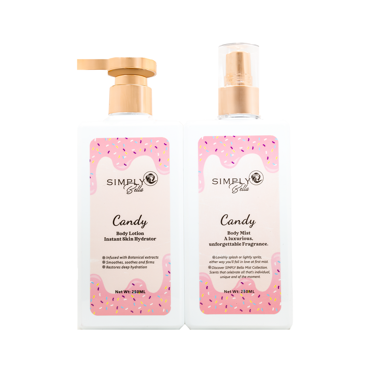 Scented Indulgence Duo: Body Lotion and Body Mist Gift Set - Simply ...